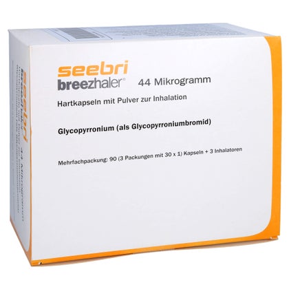SEEBRI Breezhaler 44 Mikrogramm Hartk.m.Plv.z.Inh. 3X30 St mit E-Rezept ...