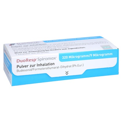 DUORESP Spiromax 320µg/9 µg/Dosis 1x60ED Inh.-Plv. 1 St mit E-Rezept ...
