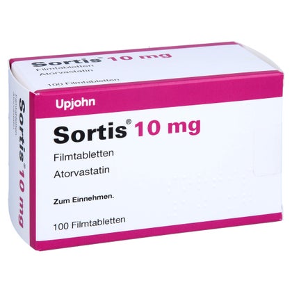 Sortis 10 mg Filmtabletten 100 St mit E-Rezept kaufen | DocMorris