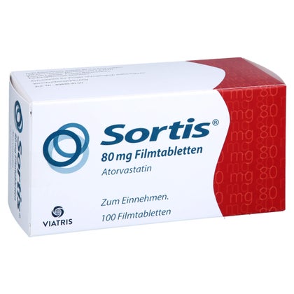 Sortis 80 mg Filmtabletten 100 St mit E-Rezept kaufen | DocMorris