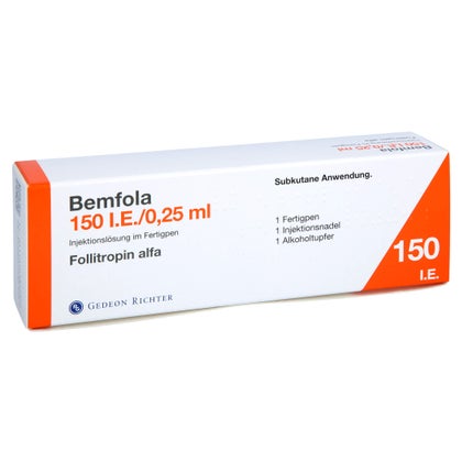 BEMFOLA 150 I.E./0,25 ml Inj.-Lsg.i.e.Fertigpen 1 St mit E-Rezept ...