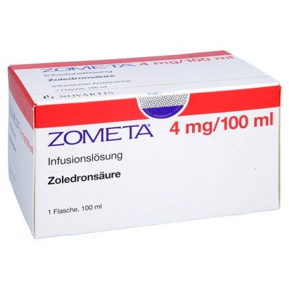 Zometa 4 Mg/100 ml Infusionslösung 1 St mit E-Rezept kaufen | DocMorris