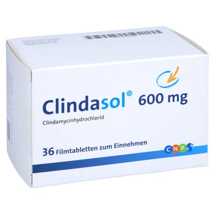 Clindasol 600 mg Filmtabletten 36 St mit E-Rezept kaufen | DocMorris