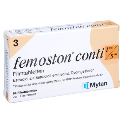 Femoston Conti 1 mg/5 mg Filmtabletten 84 St mit E-Rezept kaufen ...