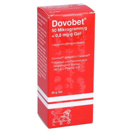 Dovobet 50 Mikrogramm/g + 0,5 mg/g Gel 30 g mit E-Rezept kaufen | DocMorris