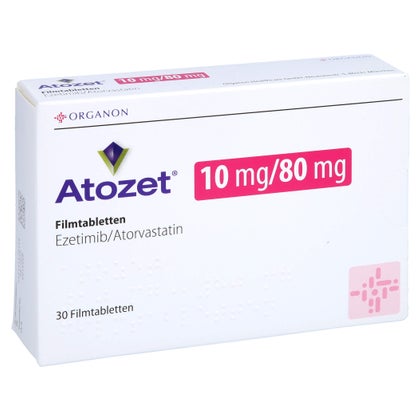 Atozet 10 Mg/80 mg Filmtabletten 30 St mit E-Rezept kaufen | DocMorris