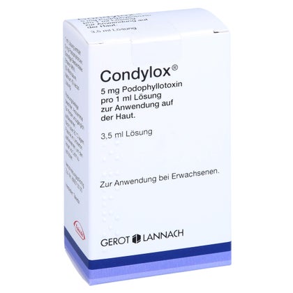 Condylox Lösung 3,5 ml mit E-Rezept kaufen | DocMorris