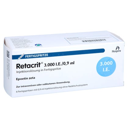 RETACRIT 3.000 I.E./0,9 ml Inj.-L.i.e.Fertigspr. 6 St mit E-Rezept ...