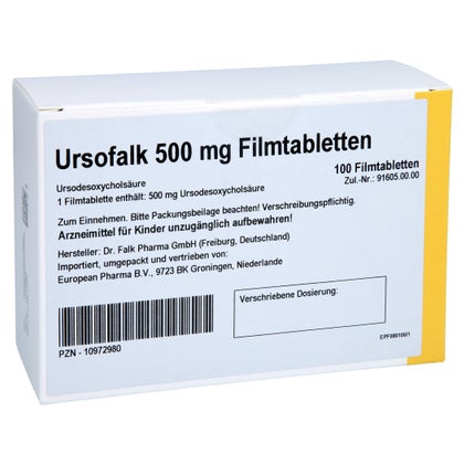 Ursofalk 500 mg Filmtabletten 100 St mit E-Rezept kaufen | DocMorris