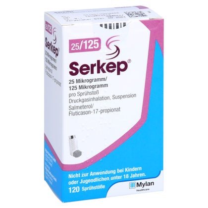 SERKEP 25 µg/125 µg 120 Hub Dosieraerosol 1 St mit E-Rezept kaufen ...