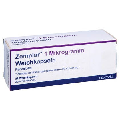 Zemplar 1 Mikrogramm Weichkapseln 28 St mit E-Rezept kaufen | DocMorris
