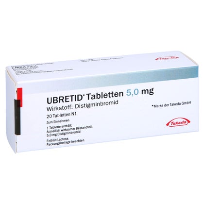 Ubretid Tabletten 5 mg 20 St mit E-Rezept kaufen | DocMorris