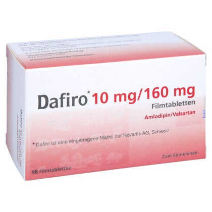 Dafiro 10 Mg/160 mg Filmtabletten 98 St mit E-Rezept kaufen | DocMorris