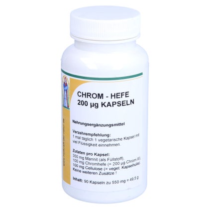 Chrom 200 µg Chromhefe Kapseln 90 St online kaufen | DocMorris
