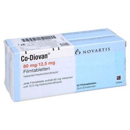 Codiovan 80 Mg/12,5 mg Filmtabletten 98 St mit E-Rezept kaufen | DocMorris
