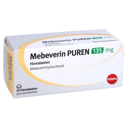 Mebeverin Puren 135 mg Filmtabletten 50 St mit E-Rezept kaufen | DocMorris