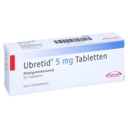Ubretid Tabletten 5 mg B 50 St mit E-Rezept kaufen | DocMorris