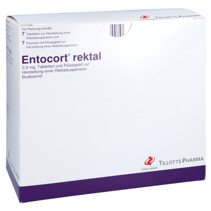ENTOCORT rektal 7 Tbl.+7 Klys.z.Her.e.Rektalsusp. 1 P mit E-Rezept ...
