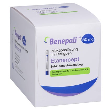BENEPALI 50 mg Fertigpen mit Injektionslösung 12 St mit E-Rezept kaufen ...