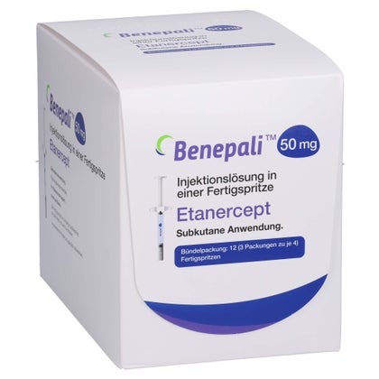 BENEPALI 50 mg Fertigspritze mit Injektionslsg. 12 St mit E-Rezept ...