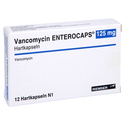 VANCOMYCIN ENTEROCAPS 125 mg Hartkapseln 12 St mit E-Rezept kaufen ...