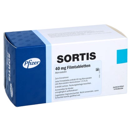 Sortis 40 mg Filmtabletten 100 St mit E-Rezept kaufen | DocMorris