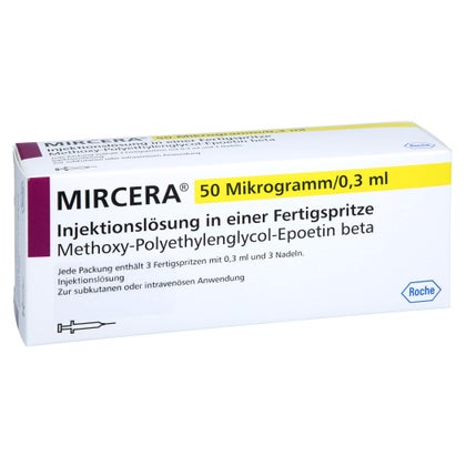 MIRCERA 50 Mikrogramm/0,3 ml Inj.-Lsg.i.e.F.-Sp. 3 St mit E-Rezept ...