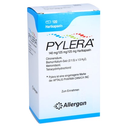 Pylera 140 Mg/125 mg/125 mg Hartkapseln 120 St mit E-Rezept kaufen ...