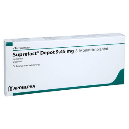 SUPREFACT Depot 9,45 mg 3-Monatsimplan.i.e.F.-Spr. 2 St mit E-Rezept ...