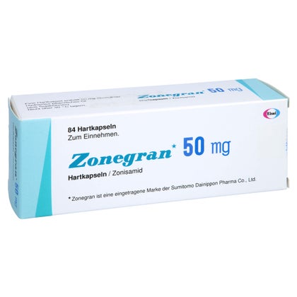 Zonegran 50 mg Hartkapseln 84 St mit E-Rezept kaufen | DocMorris