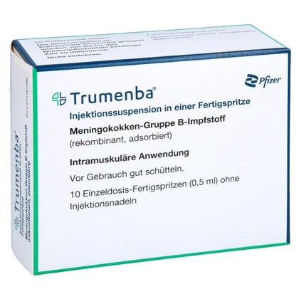 TRUMENBA 0,5 ml Injektionssuspen.i.e.Fertigspritze 10 St mit E-Rezept ...
