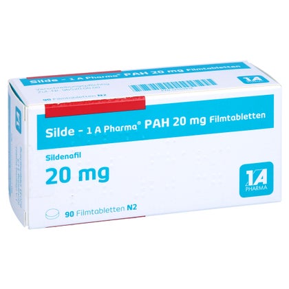 Silde-1a Pharma PAH 20 mg Filmtabletten 90 St mit E-Rezept kaufen ...