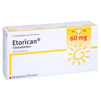 Etorican 60 mg Filmtabletten 50 St mit E-Rezept kaufen | DocMorris