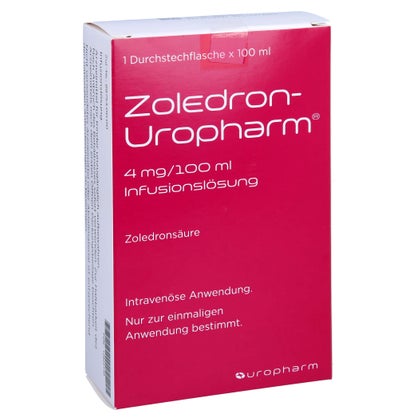 ZOLEDRON-Uropharm 4 mg/100 ml Infusionslösung 1X100 ml mit E-Rezept ...