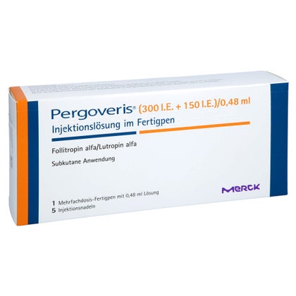 PERGOVERIS 300 I.E.+150 I.E./0,48ml Inj.Lsg.F.Pen 1 St mit E-Rezept ...