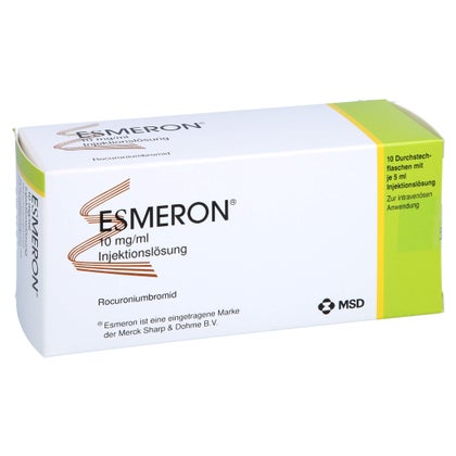Esmeron 10 Mg/ml Injektionslösung 10X5 ml mit E-Rezept kaufen | DocMorris