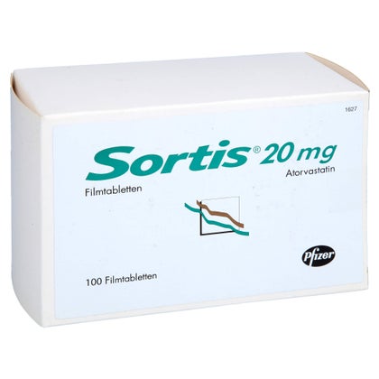 Sortis 20 mg Filmtabletten 100 St mit E-Rezept kaufen | DocMorris