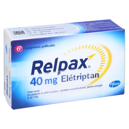 Relpax 40 mg Filmtabletten 6 St mit E-Rezept kaufen | DocMorris