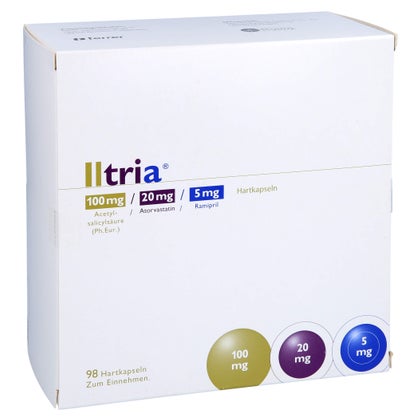 Iltria 100 Mg/20 mg/5 mg Hartkapseln 98 St mit E-Rezept kaufen | DocMorris