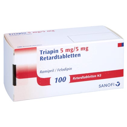 Triapin 5 mg/5 mg Retardtabletten 100 St mit E-Rezept kaufen | DocMorris