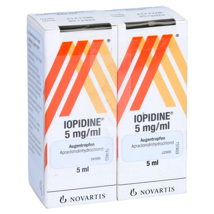 Iopidine 5 Mg/ml Augentropfen 2X5 ml mit E-Rezept kaufen | DocMorris