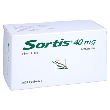 Sortis 40 mg Filmtabletten 100 St mit E-Rezept kaufen | DocMorris