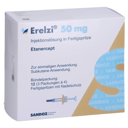 ERELZI 50 mg Injektionslösung i.e.Fertigspritze 12 St mit E-Rezept ...