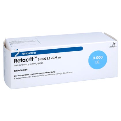 RETACRIT 3.000 I.E./0,9 ml Inj.-L.i.e.FS m.Si.Sys. 6 St, 6 St online ...