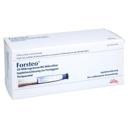 FORSTEO 20 µg/80 µl Inj.-Lsg.im Fertigpen 3 St mit E-Rezept kaufen ...