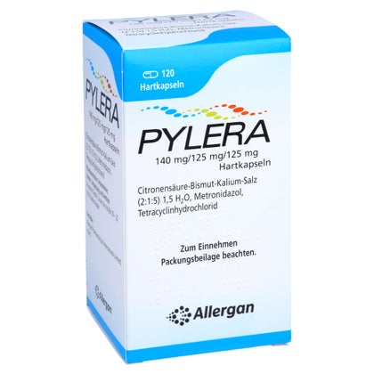 Pylera 140 Mg/125 mg/125 mg Hartkapseln 120 St mit E-Rezept kaufen ...
