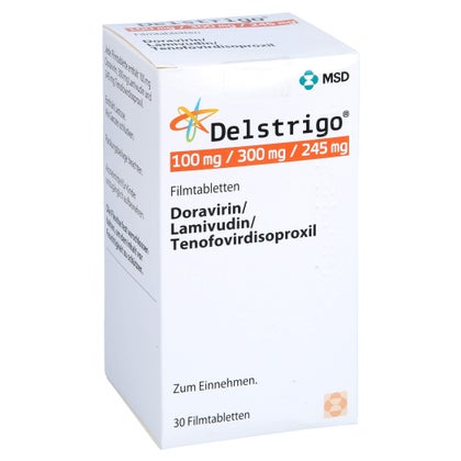 DELSTRIGO 100 mg/300 mg/245 mg Filmtabletten 30 St mit E-Rezept kaufen ...
