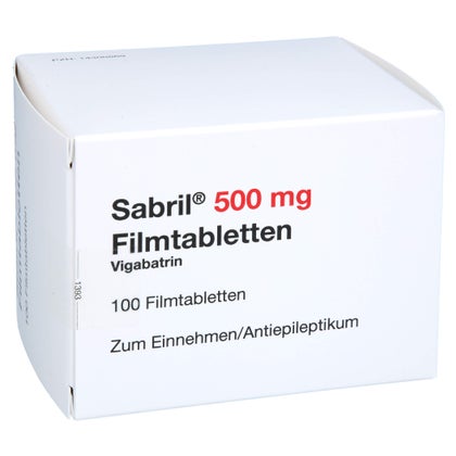 Sabril 500 mg Filmtabletten 100 St mit E-Rezept kaufen | DocMorris