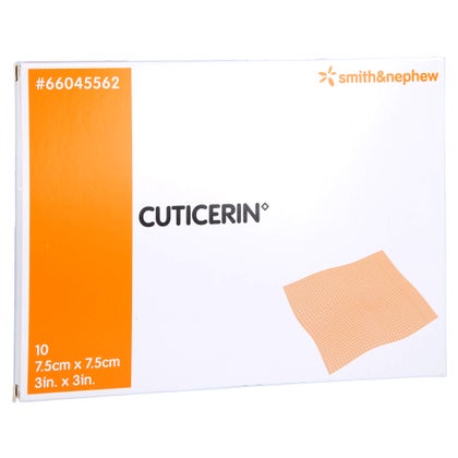 Cuticerin 7,5x7,5 cm Gaze m.Salbenbeschi 10 St online kaufen | DocMorris