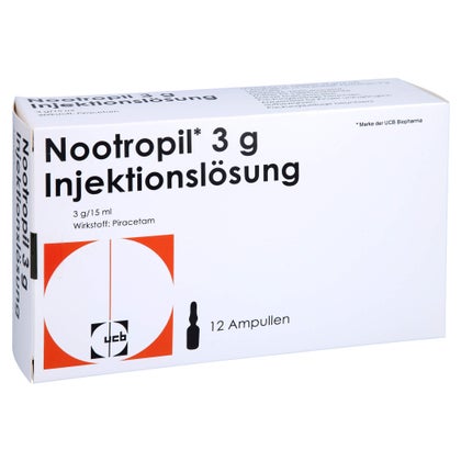 NOOTROPIL 3 g Injektionslösung 3 g/15 ml Ampullen 12X15 ml mit E-Rezept ...